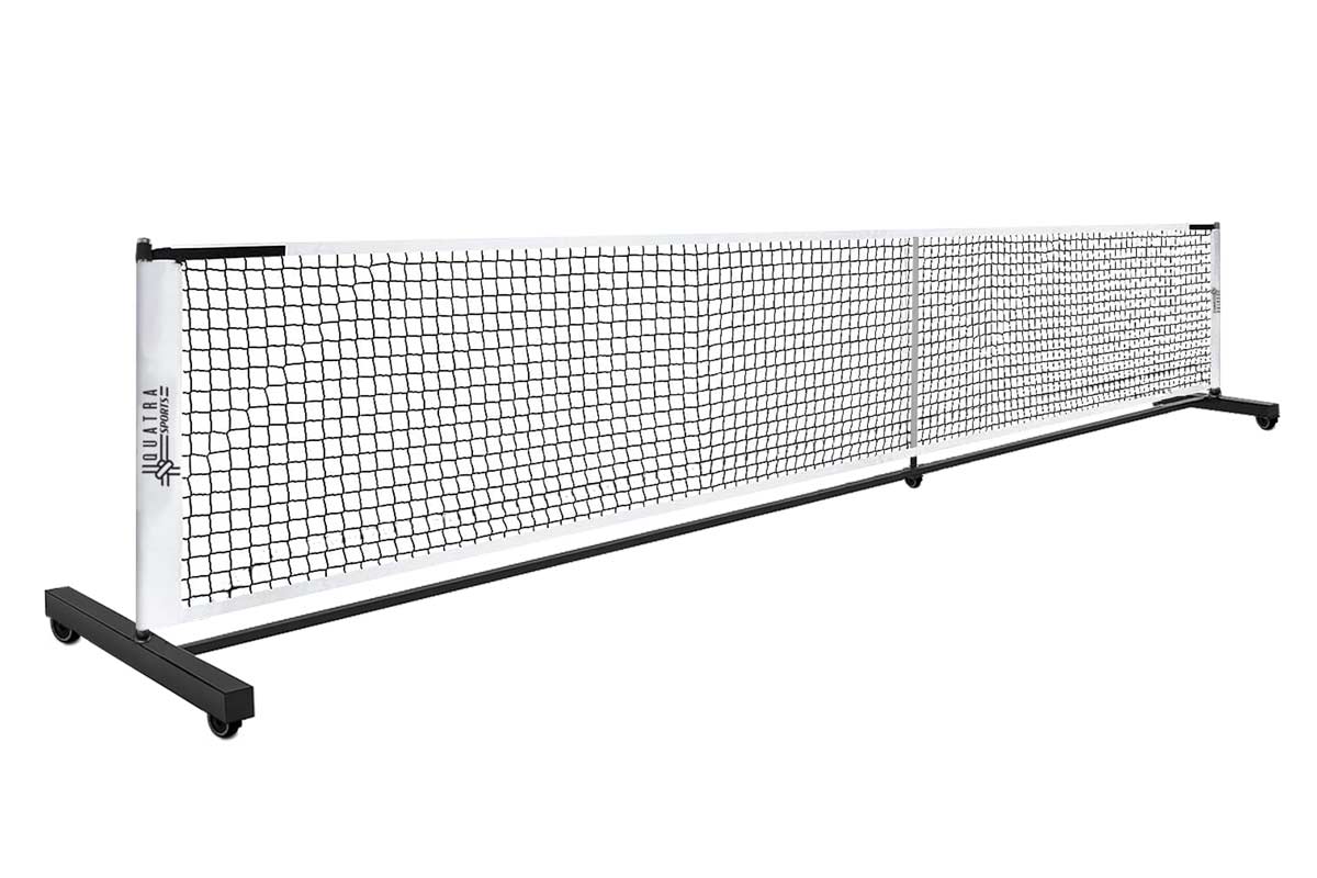 Deluxe Portable Pickleball Net with Wheels – Haverford
