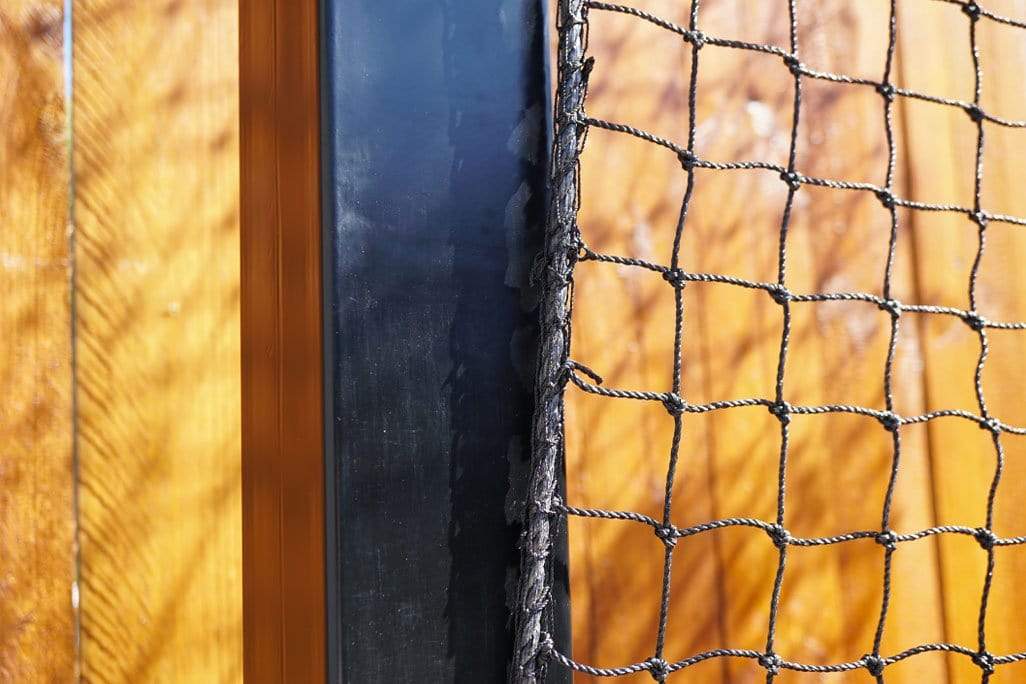 Ball Stop Barrier Nets with 2 Support Posts - 100mm sq (Multiple Sizes ...