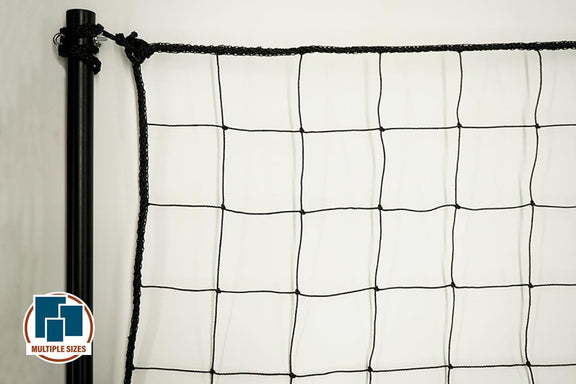 Ball Stop Barrier Nets with 2 Support Posts - 100mm sq (Multiple Sizes ...