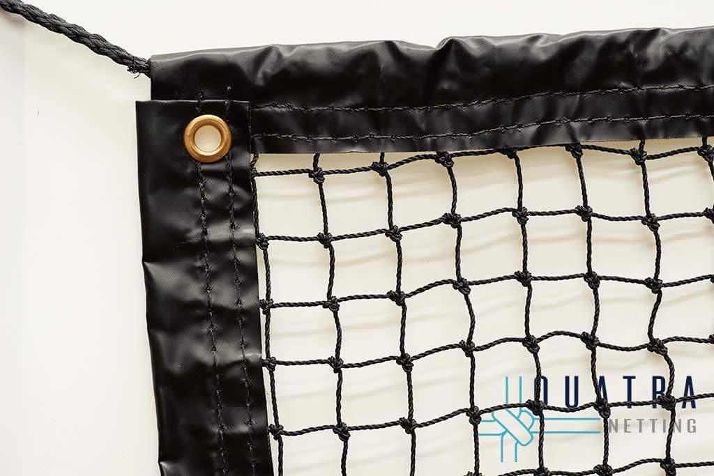 Pre-Made Cricket Netting: 30mm 48Ply / 2.5mm Sq (Multiple Sizes) With ...