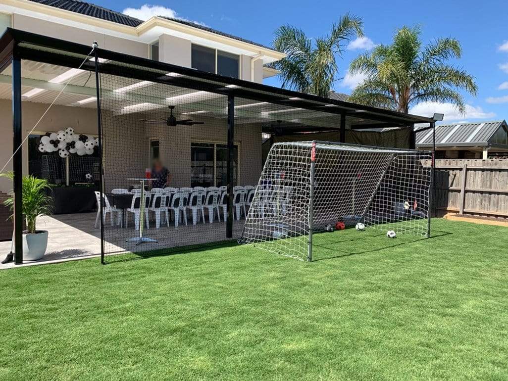 Soccer Barrier Nets with Support Posts - 40mm sq (Multiple Sizes ...