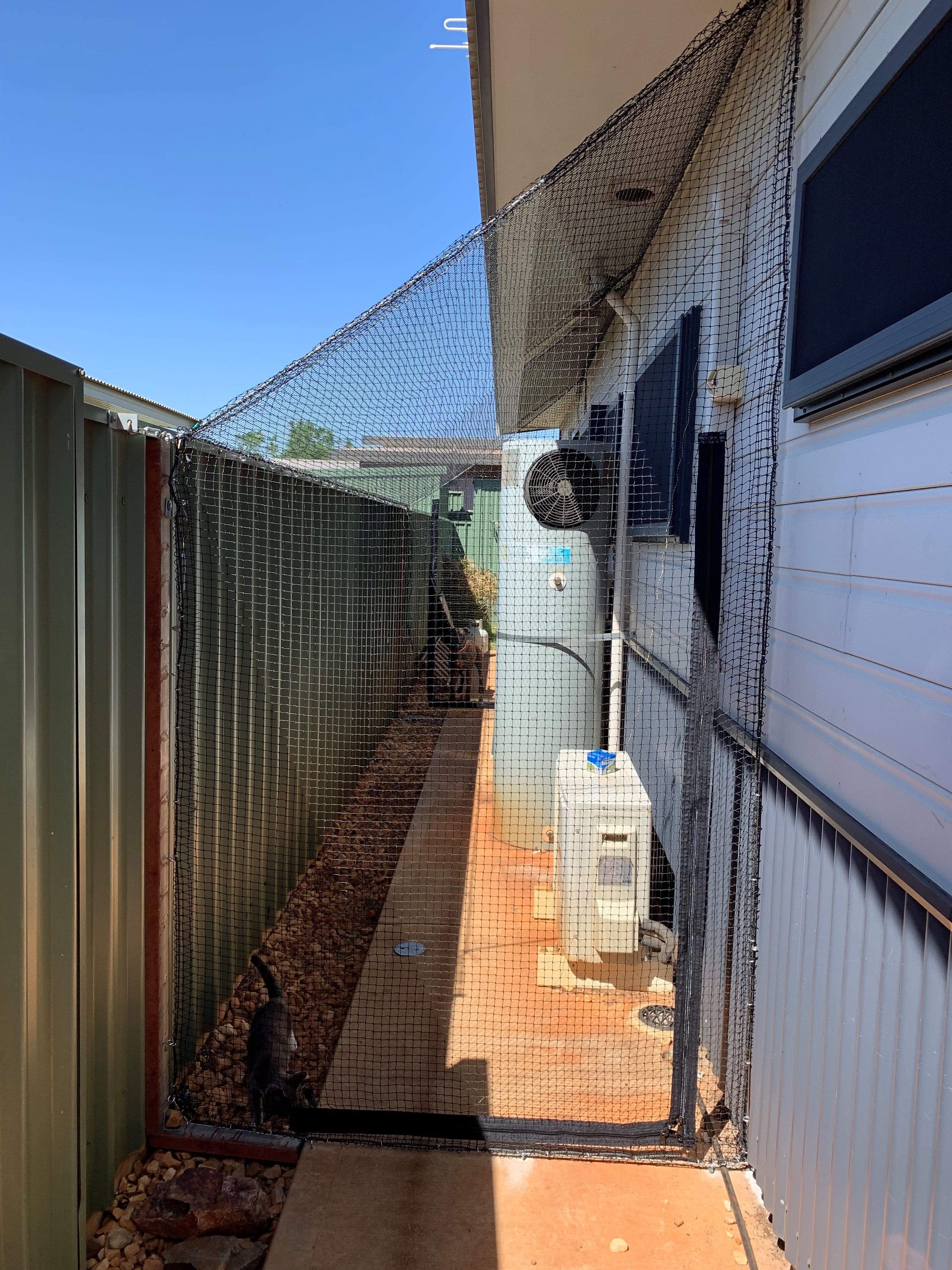 Stainless Steel Complete Wall Net with F-Zipper (3.5m x 3.5m Netting ...