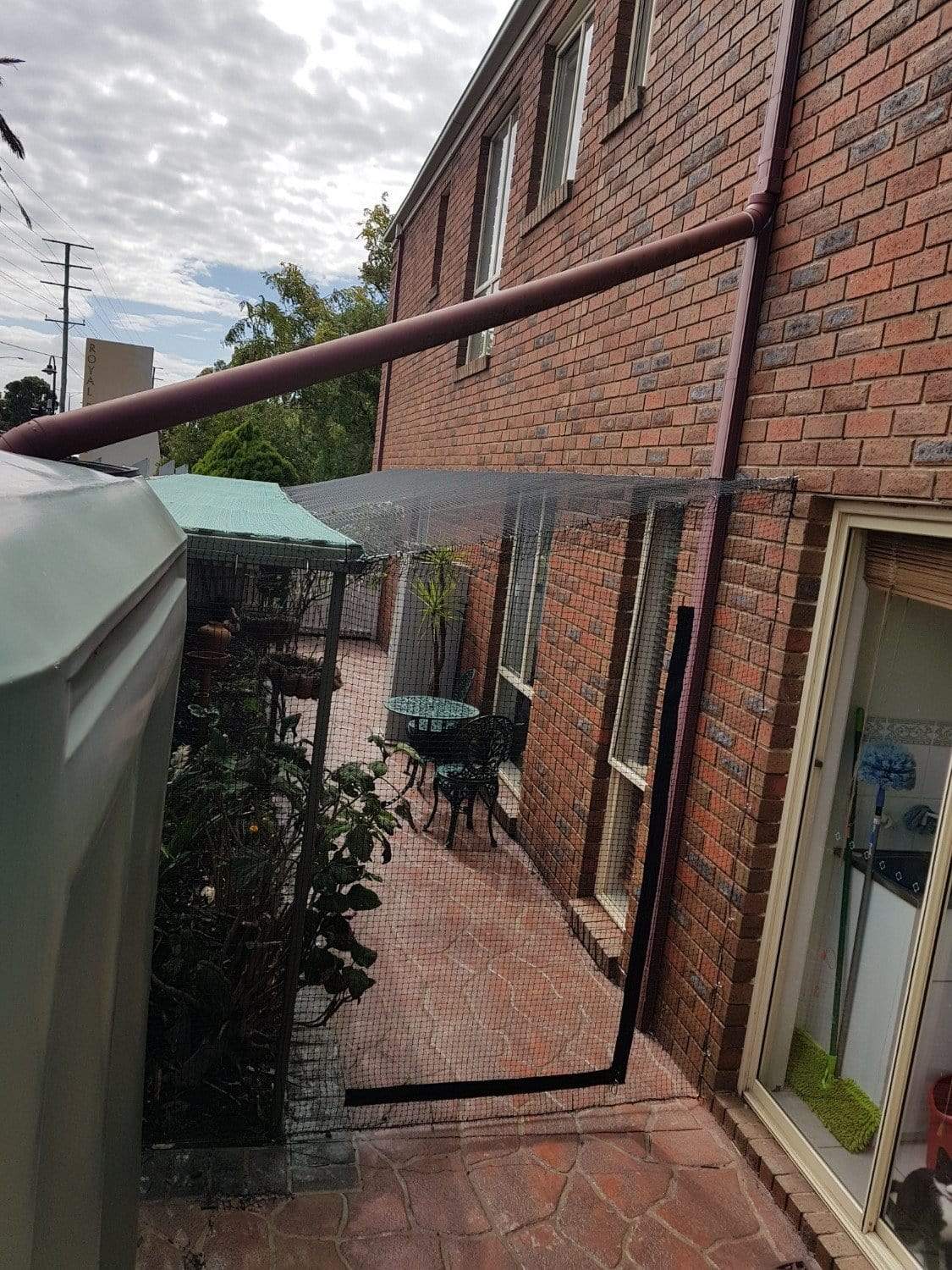 Stainless Steel Complete Wall Net with F-Zipper (3.5m x 3.5m Netting ...