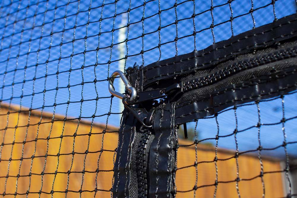 Stainless Steel Complete Wall Net with F-Zipper (3.5m x 3.5m Netting ...
